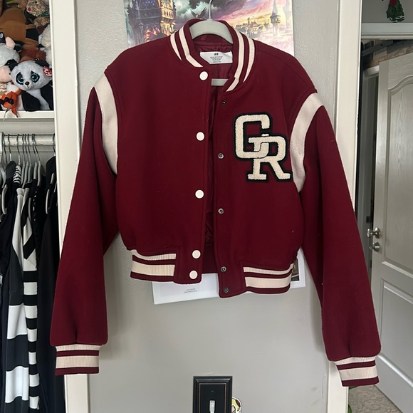 H&M | Jackets & Coats | Varsity Jacket | Poshmark
